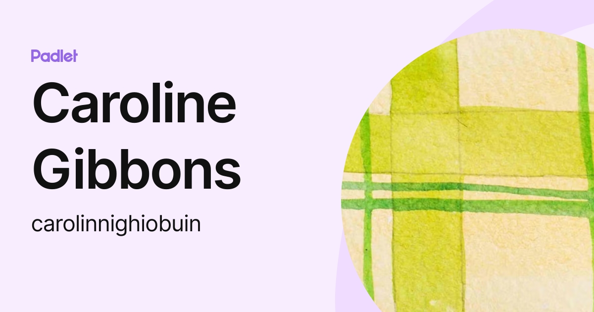 Caroline Gibbons (carolinnighiobuin) profile | Padlet
