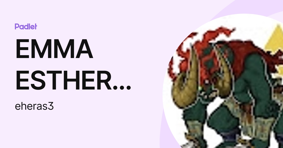 EMMA ESTHER HERAS MARTINEZ (eheras3) profile | Padlet