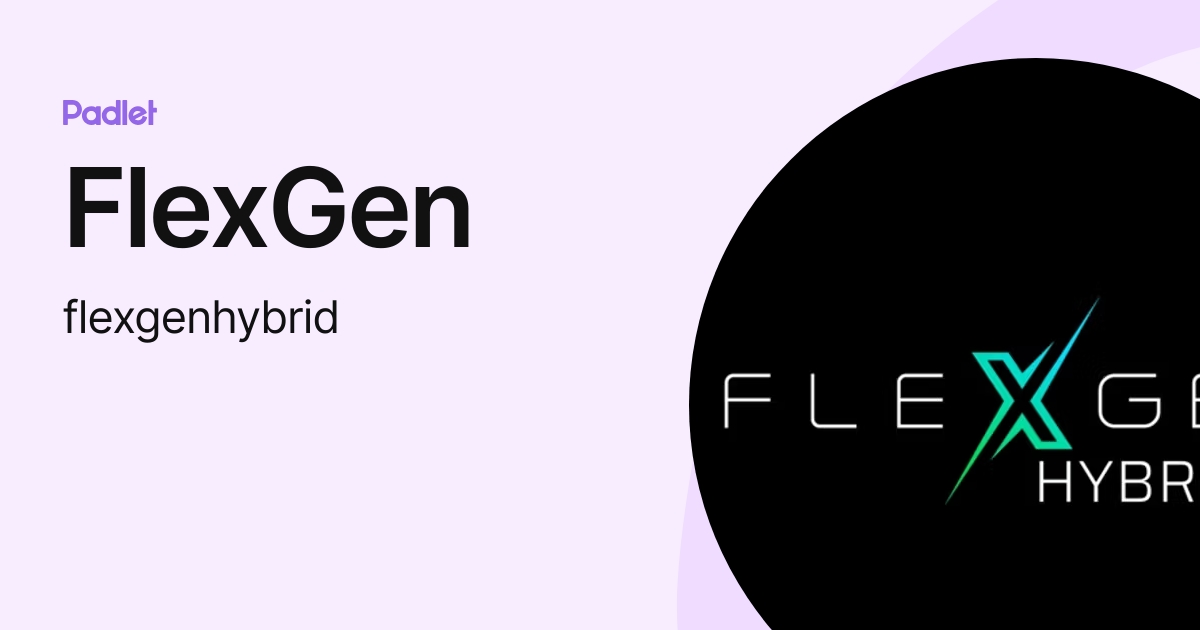 FlexGen (flexgenhybrid) profile | Padlet
