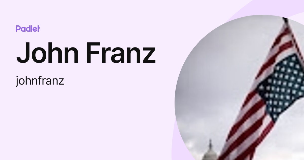 John Franz (johnfranz) profile | Padlet