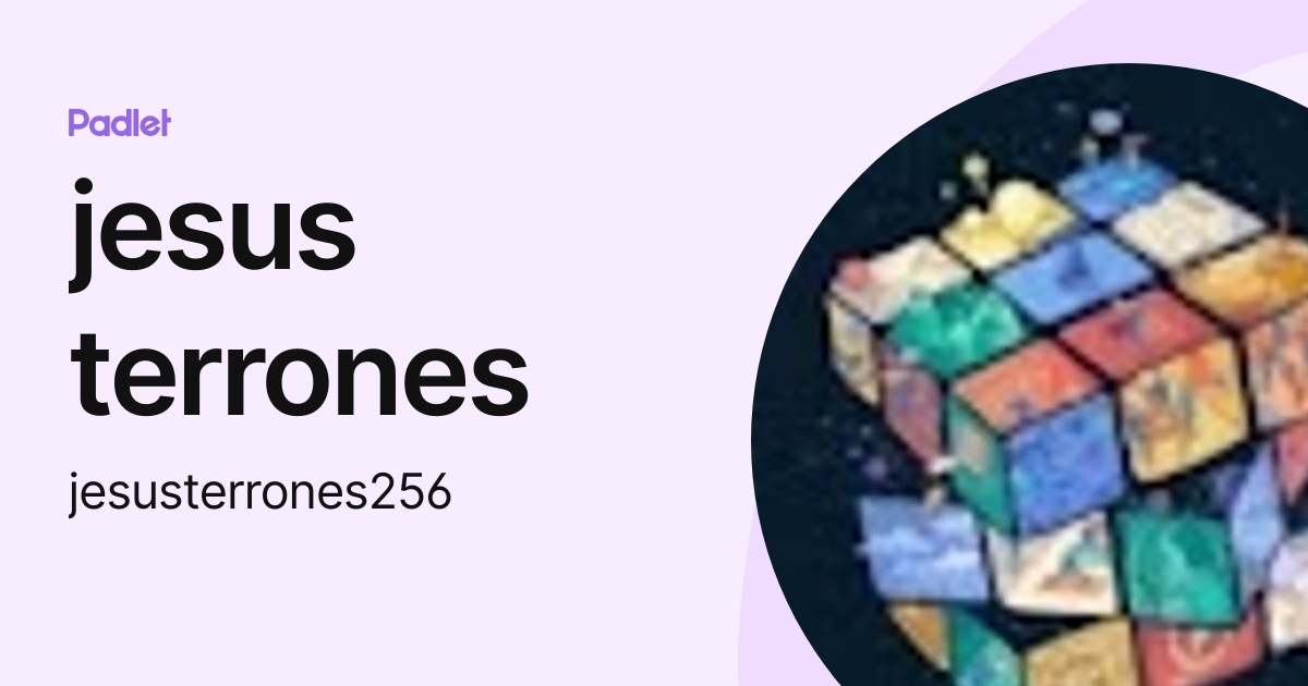 jesus terrones (jesusterrones256) profile | Padlet