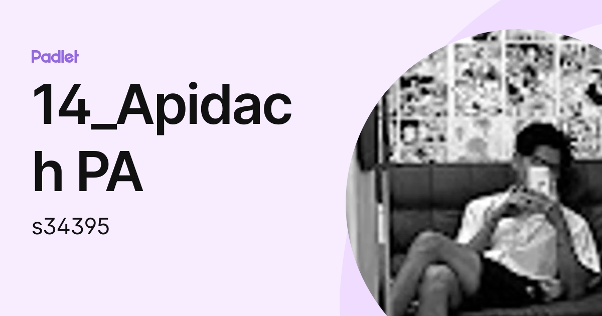 14_Apidach PA (s34395) profile | Padlet