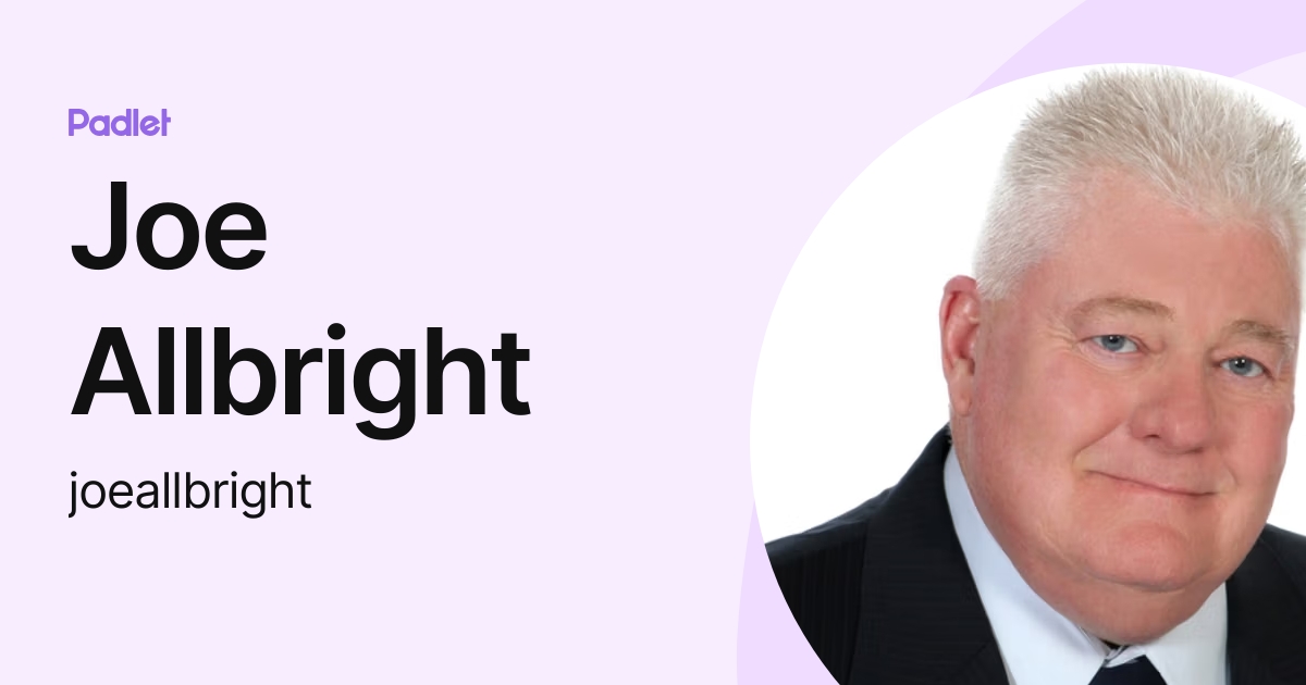 Joe Allbright (joeallbright) profile | Padlet