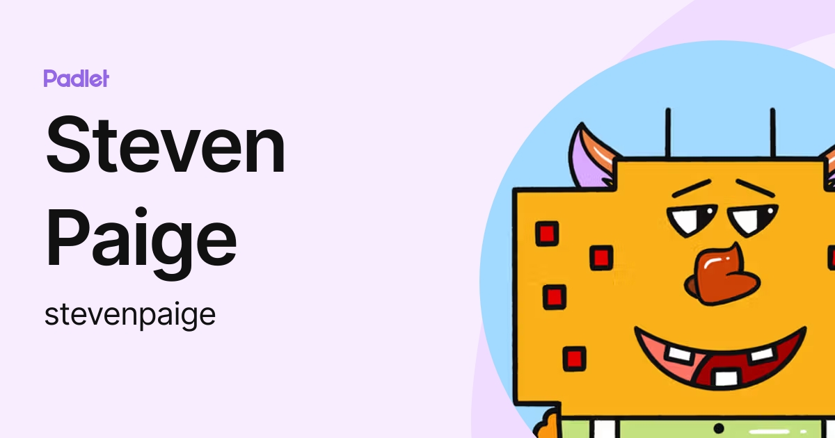 Steven Paige (stevenpaige) profile | Padlet