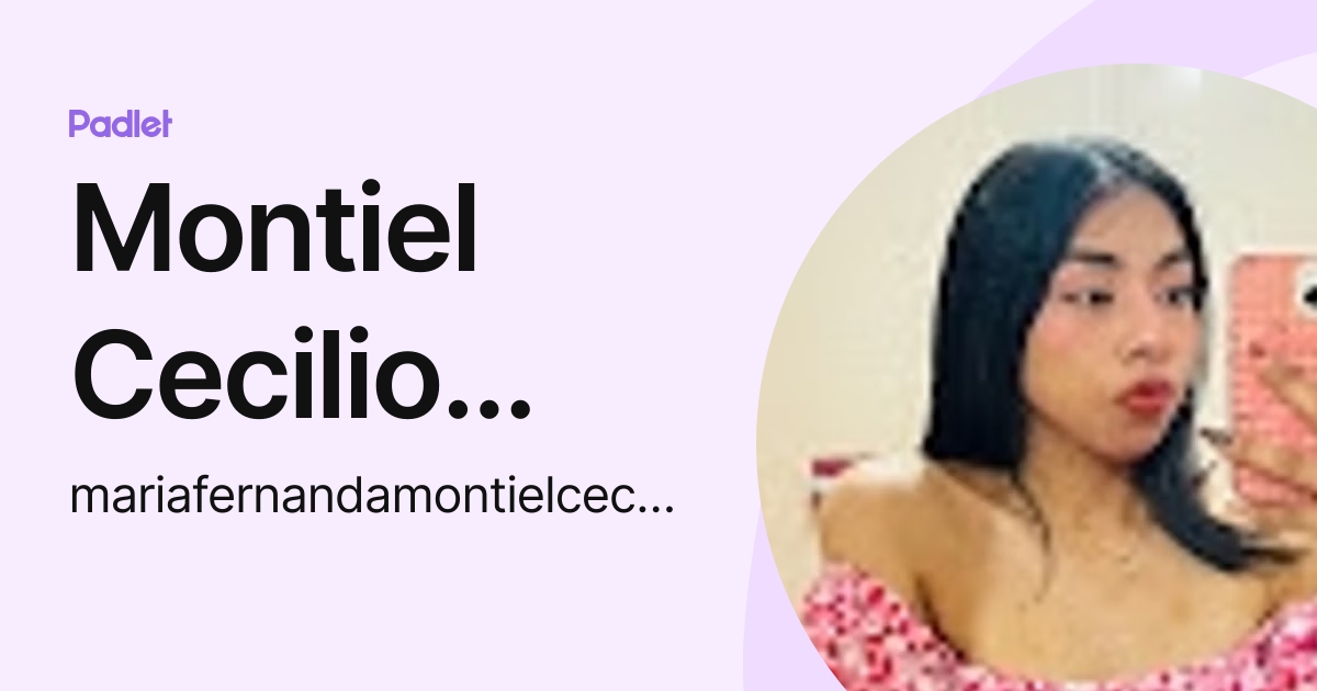 Montiel Cecilio María Fernanda (mariafernandamontielcecilio) profile ...