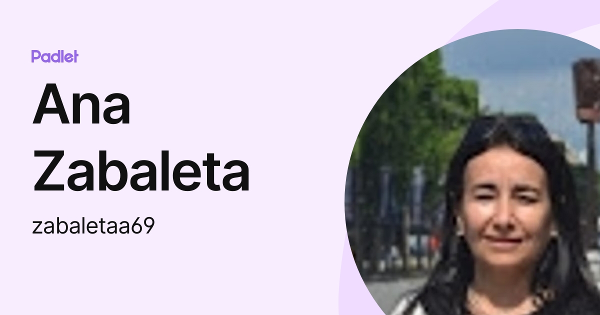 Ana Zabaleta (zabaletaa69) profile | Padlet