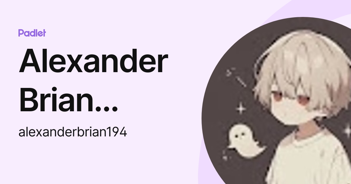 Alexander Brian Alexander Brian Halim (alexanderbrian194) profile | Padlet