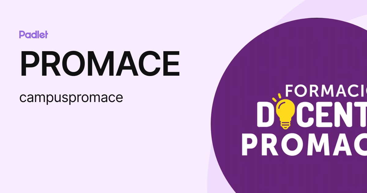 PROMACE (campuspromace) profile | Padlet
