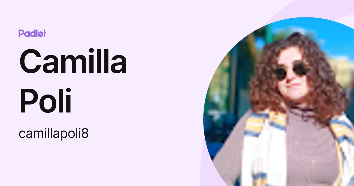 Camilla Poli (camillapoli8) profile | Padlet
