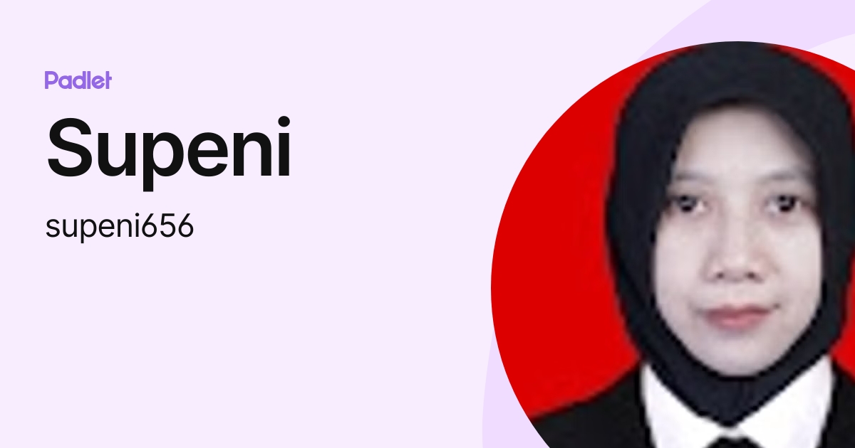 Supeni (supeni656) profile | Padlet