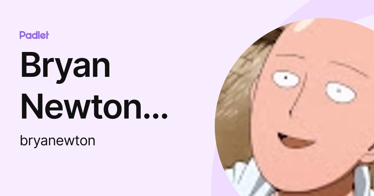 Bryan Newton Kong (bryanewton) profile | Padlet