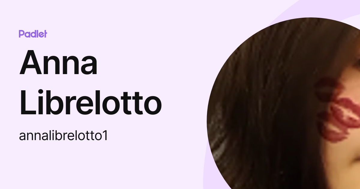 Anna Librelotto (annalibrelotto1) profile | Padlet