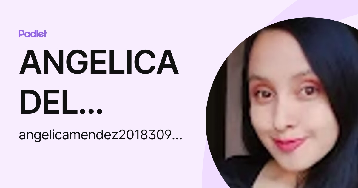 ANGELICA DEL ROSARIO MENDEZ GARCIA (angelicamendez201830926) profile ...