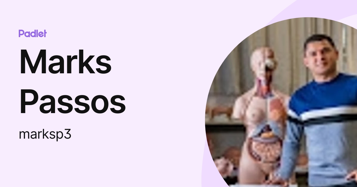 Marks Passos (marksp3) profile | Padlet