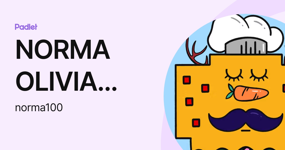 NORMA OLIVIA BLANCAS AMADO (norma100) profile | Padlet