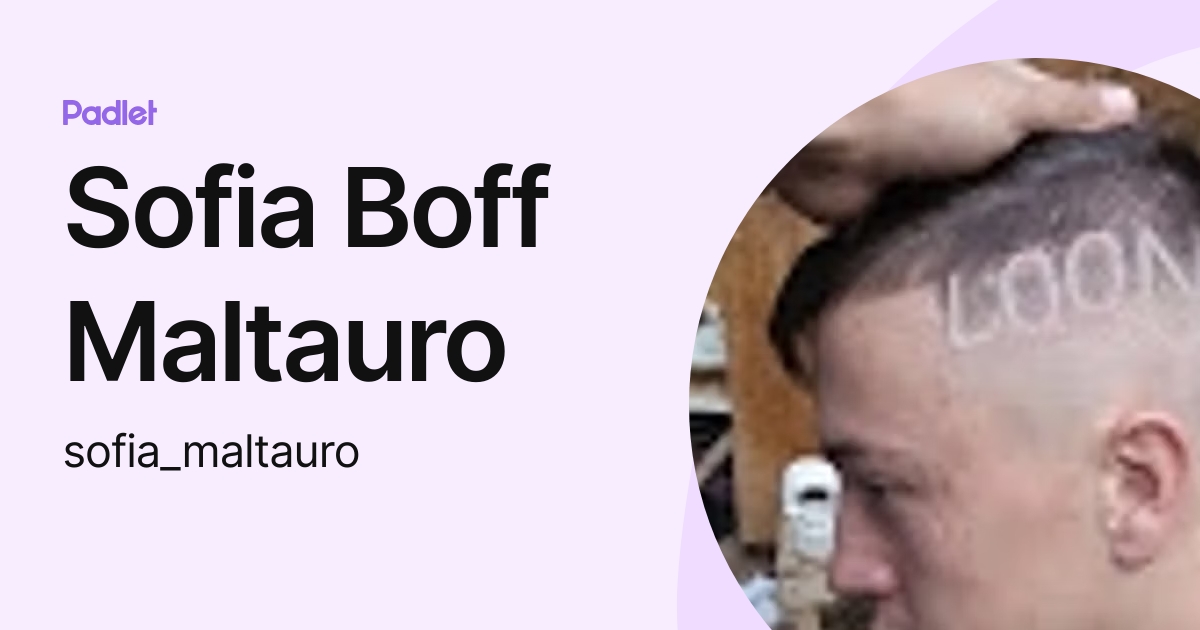 Sofia Boff Maltauro (sofia_maltauro) profile | Padlet