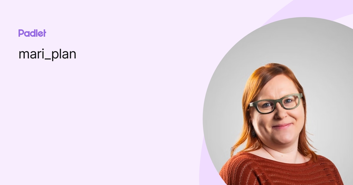 mari_plan profile | Padlet