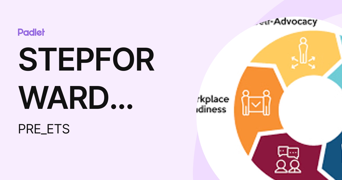 STEPFORWARD Workforce Training Solutions (PRE_ETS) profile | Padlet