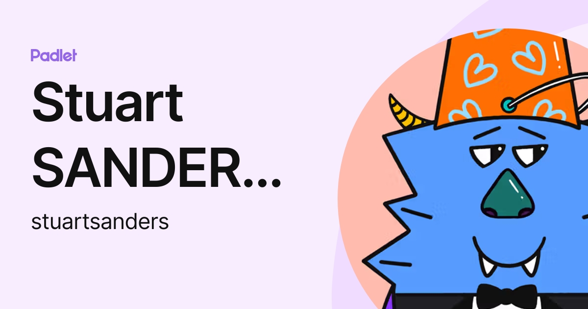 Stuart SANDERS [HKSEC] (stuartsanders) profile | Padlet