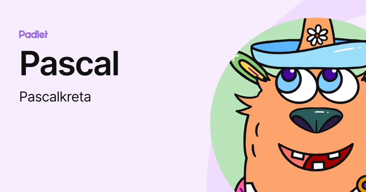 Pascal (Pascalkreta) profile | Padlet