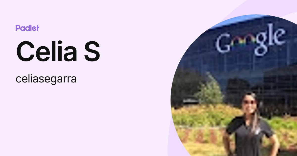 Celia S (celiasegarra) profile | Padlet