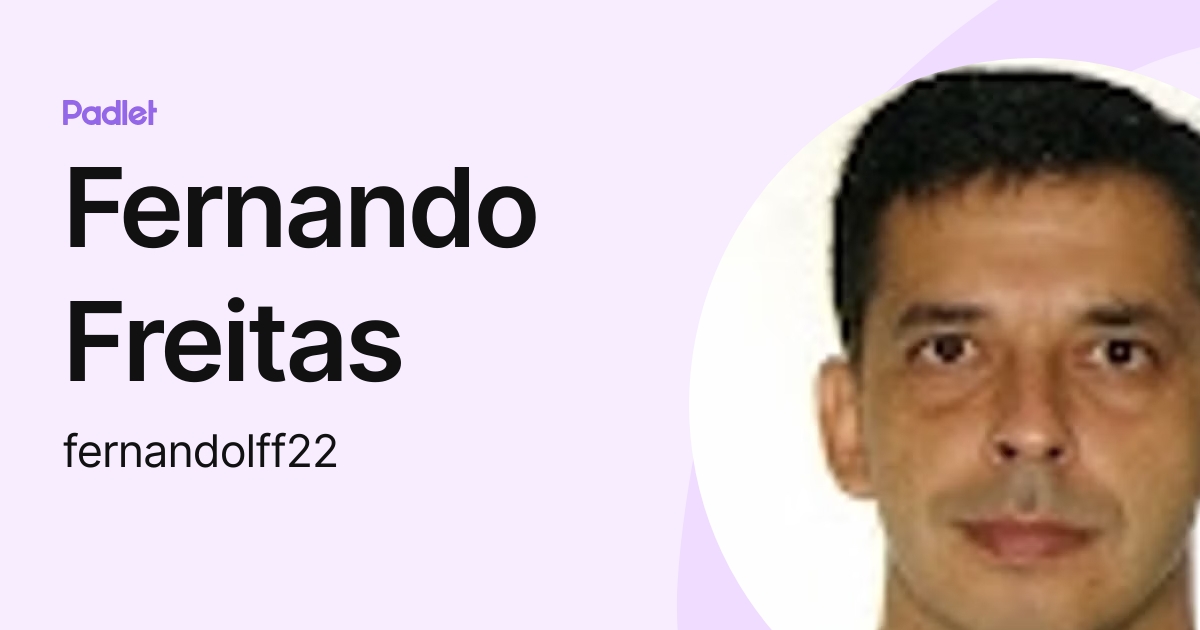 Fernando Freitas (fernandolff22) profile | Padlet