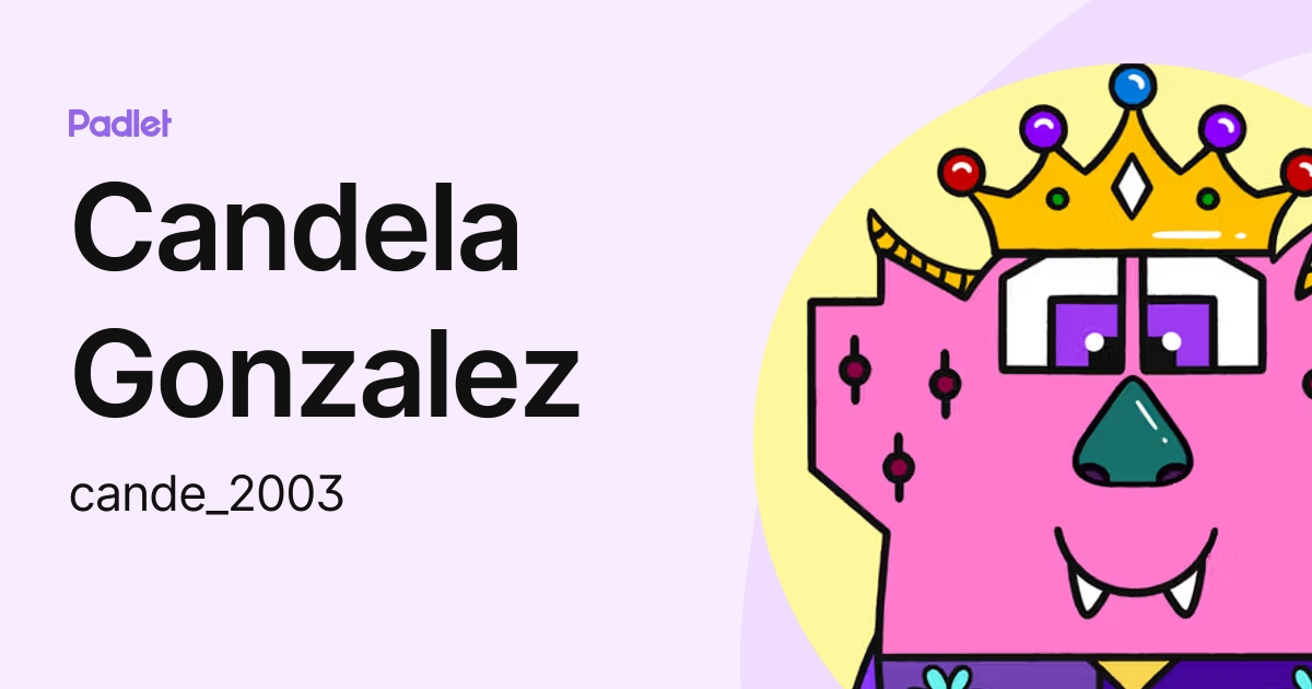 Candela Gonzalez (cande_2003) profile | Padlet