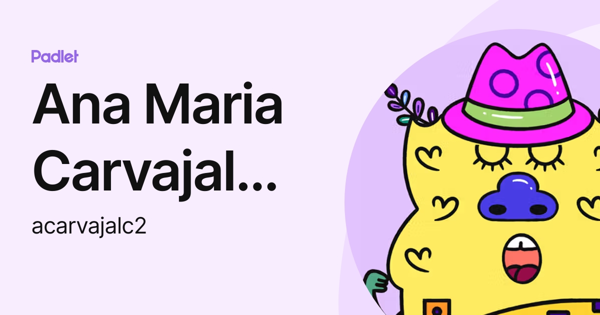 Ana Maria Carvajal Chaves (acarvajalc1) profile | Padlet