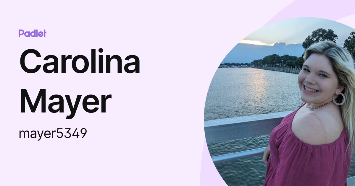 Carolina Mayer (mayer5349) profile | Padlet