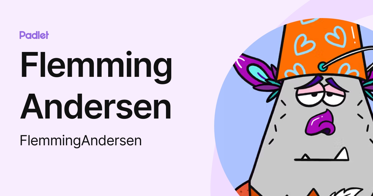 Flemming Andersen (FlemmingAndersen) profile | Padlet