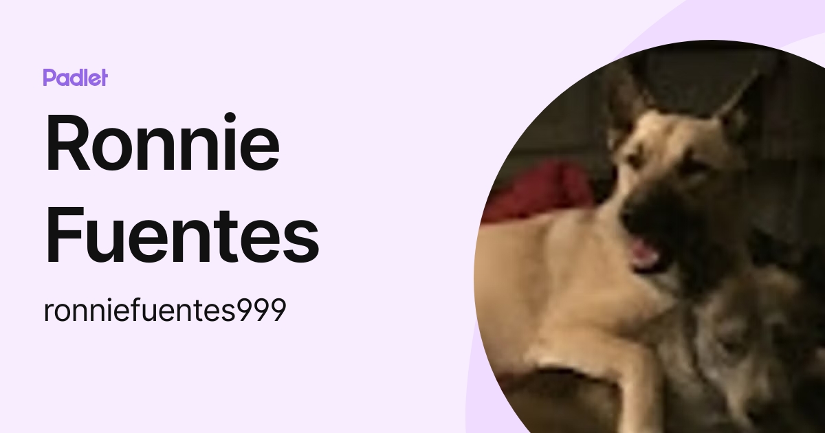 Ronnie Fuentes (ronniefuentes999) profile | Padlet
