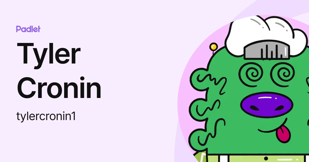 Tyler Cronin (tylercronin1) profile | Padlet