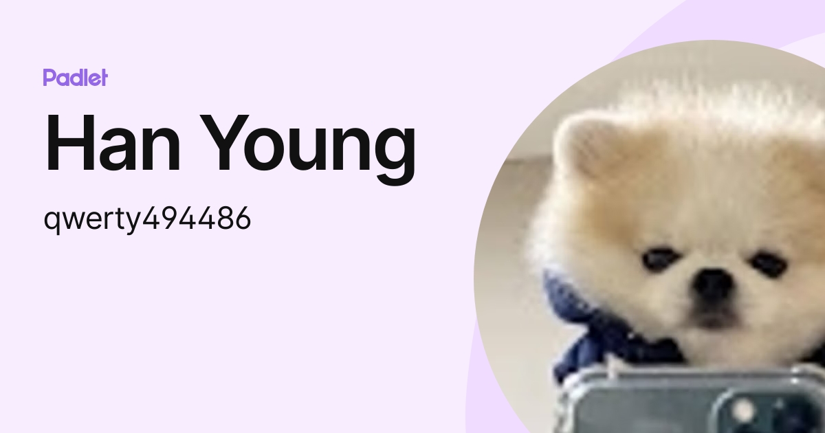 Han Young (qwerty494486) profile | Padlet