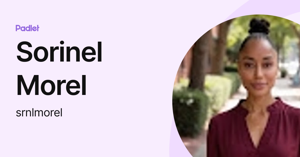 Sorinel Morel (srnlmorel) profile | Padlet