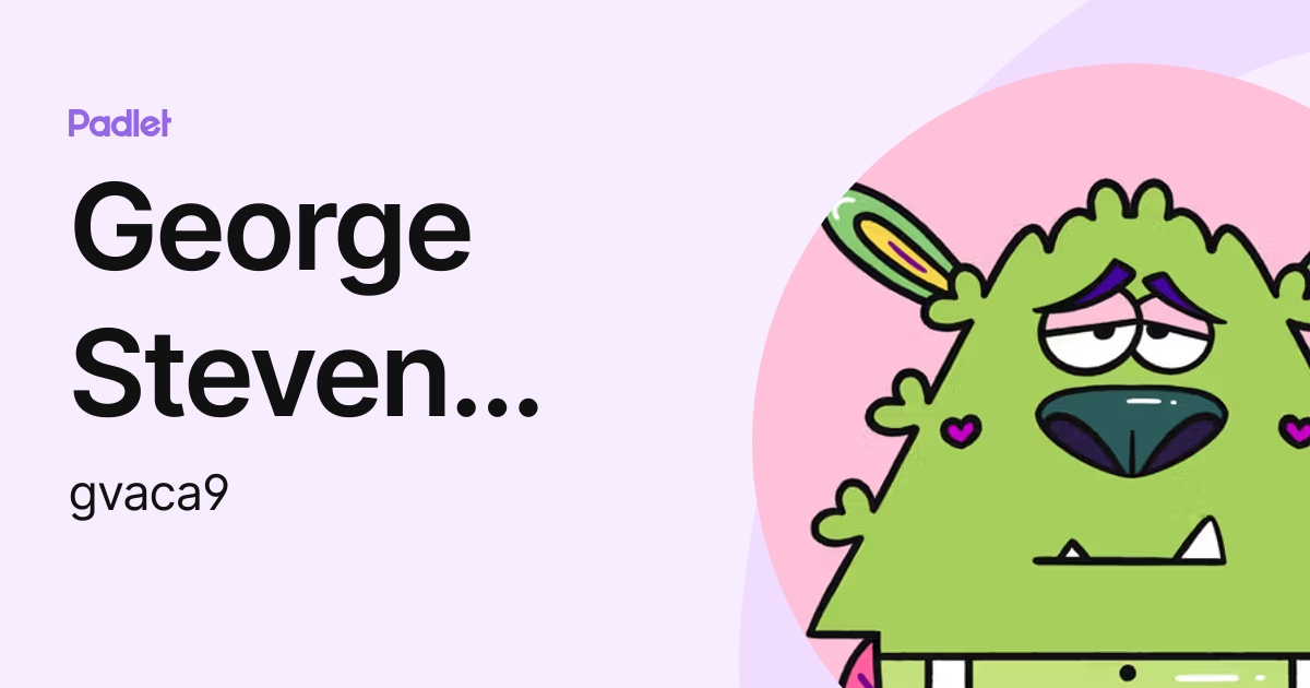 George Steven Vaca Prieto (gvaca9) profile | Padlet