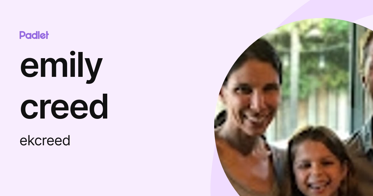 emily creed (ekcreed) profile | Padlet