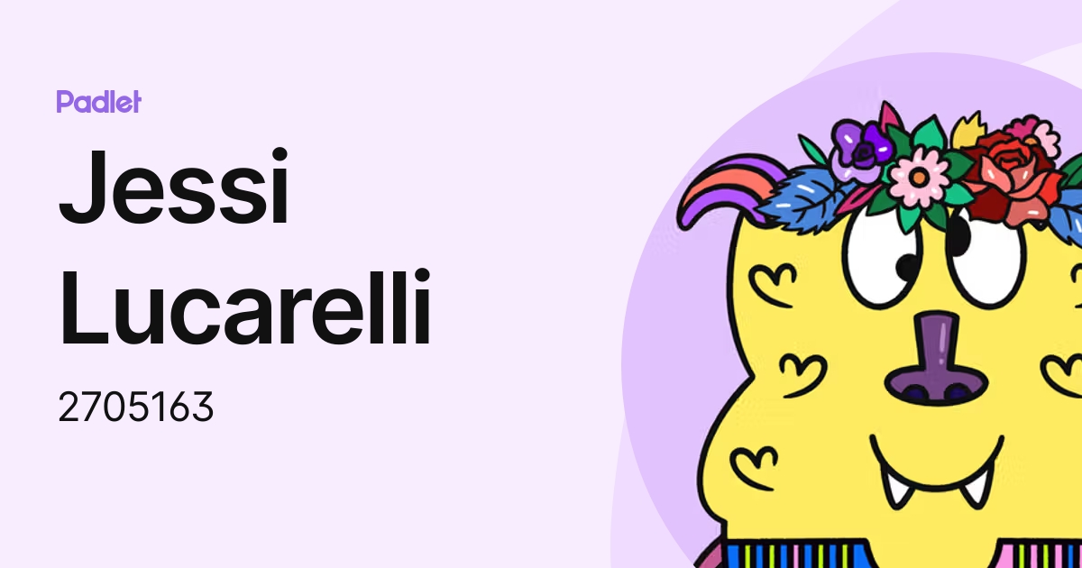 Jessi Lucarelli (2705163) profile | Padlet