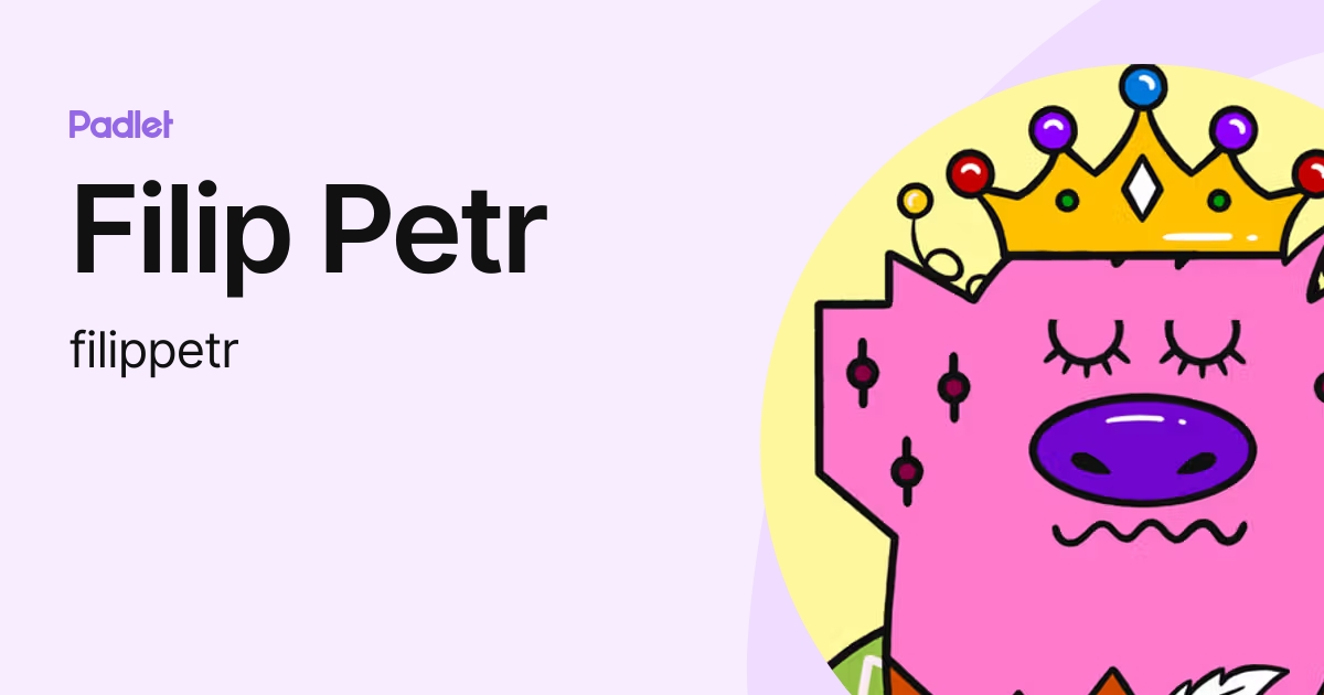 Filip Petr (filippetr) profile | Padlet