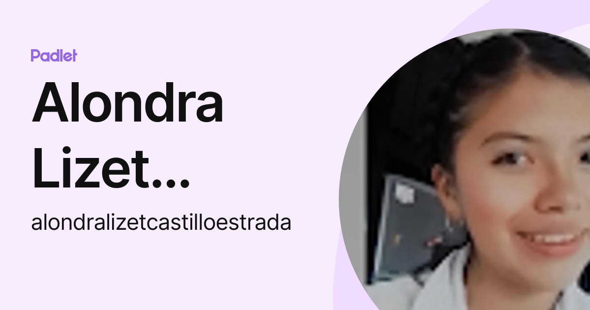 Alondra Lizet Castillo Estrada (alondralizetcastilloestrada) profile ...