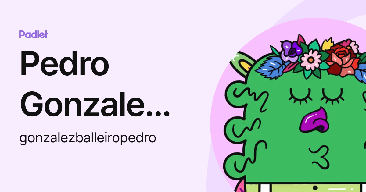 Pedro Gonzalez Balleiro (gonzalezballeiropedro) profile | Padlet