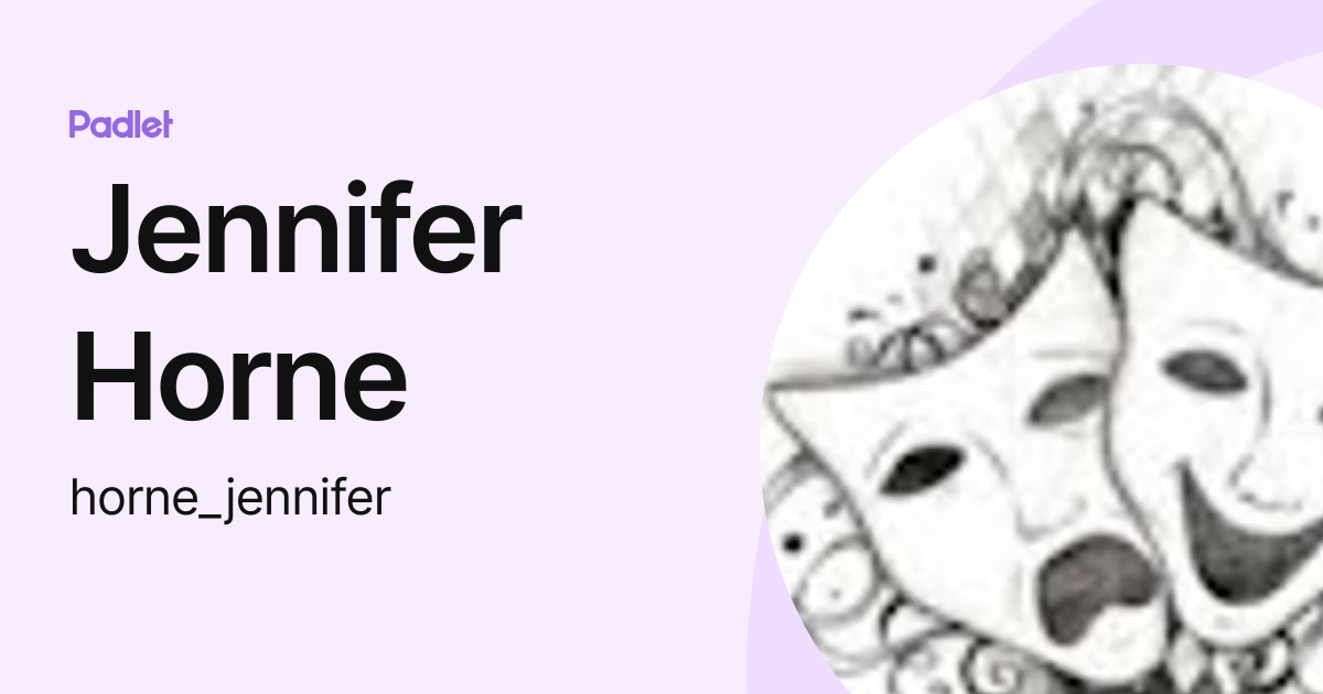 Jennifer Horne (horne_jennifer) profile | Padlet