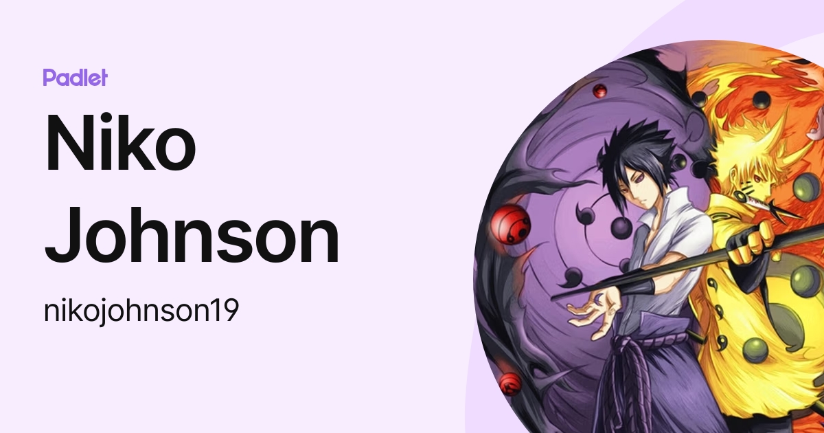 Niko Johnson (nikojohnson19) profile | Padlet