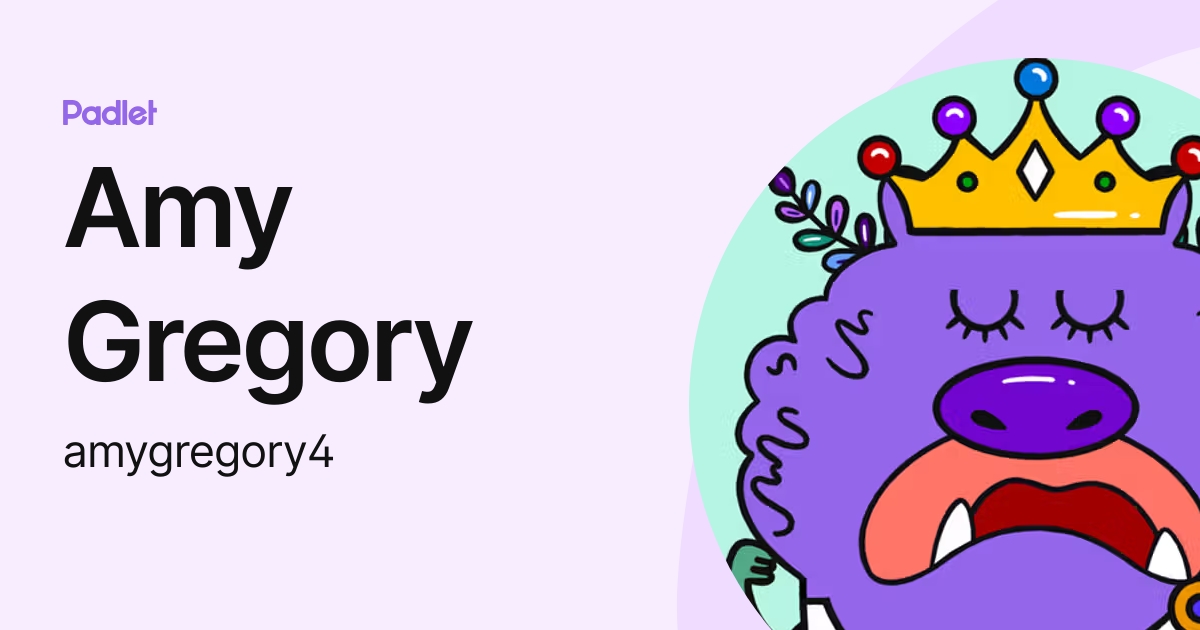 Amy Gregory (amygregory4) profile | Padlet