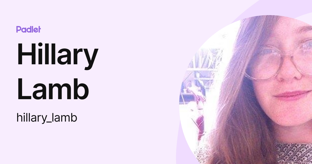 Hillary Lamb (hillary_lamb) profile | Padlet