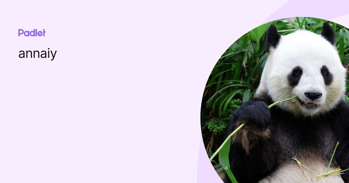 Annaiy Profile Padlet