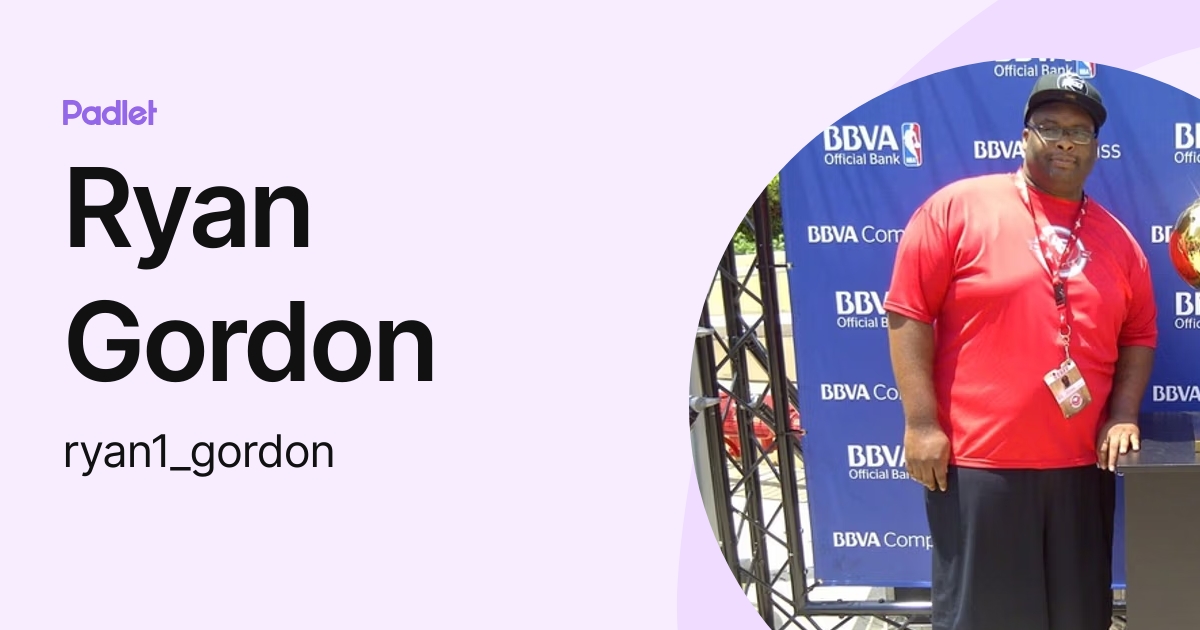 Ryan Gordon (ryan1_gordon) profile | Padlet