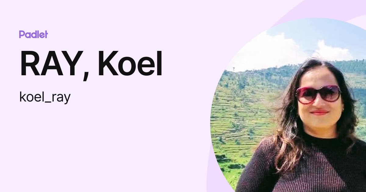 RAY, Koel (koel_ray) profile | Padlet