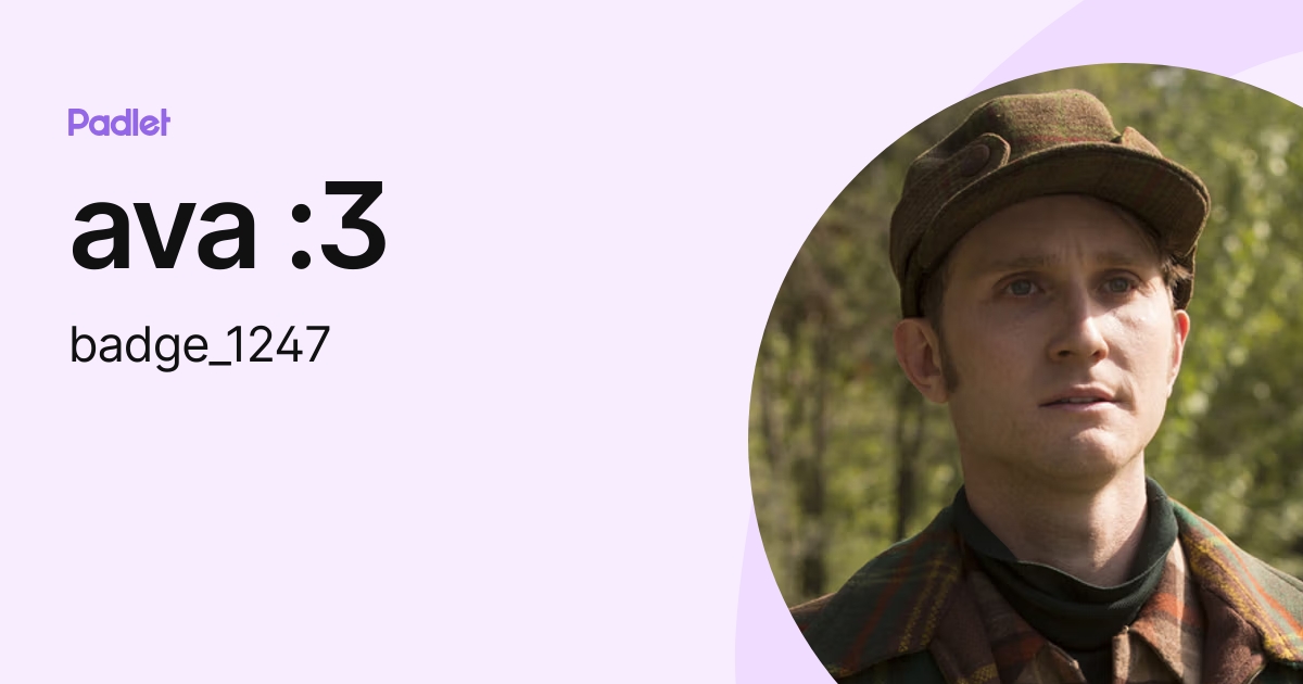 ava :3 (badge_1247) profile | Padlet
