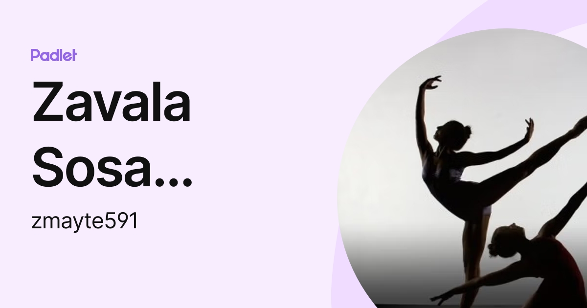 Zavala Sosa Mayte (zmayte591) profile | Padlet