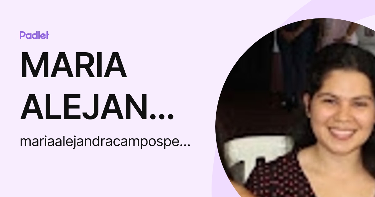 MARIA ALEJANDRA CAMPOS PERDOMO (mariaalejandracamposperdomo) profile ...